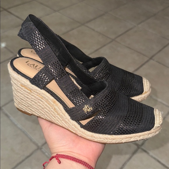 Lauren Ralph Lauren | Shoes | Lauren Ralph Lauren Penelopie Wedge ...